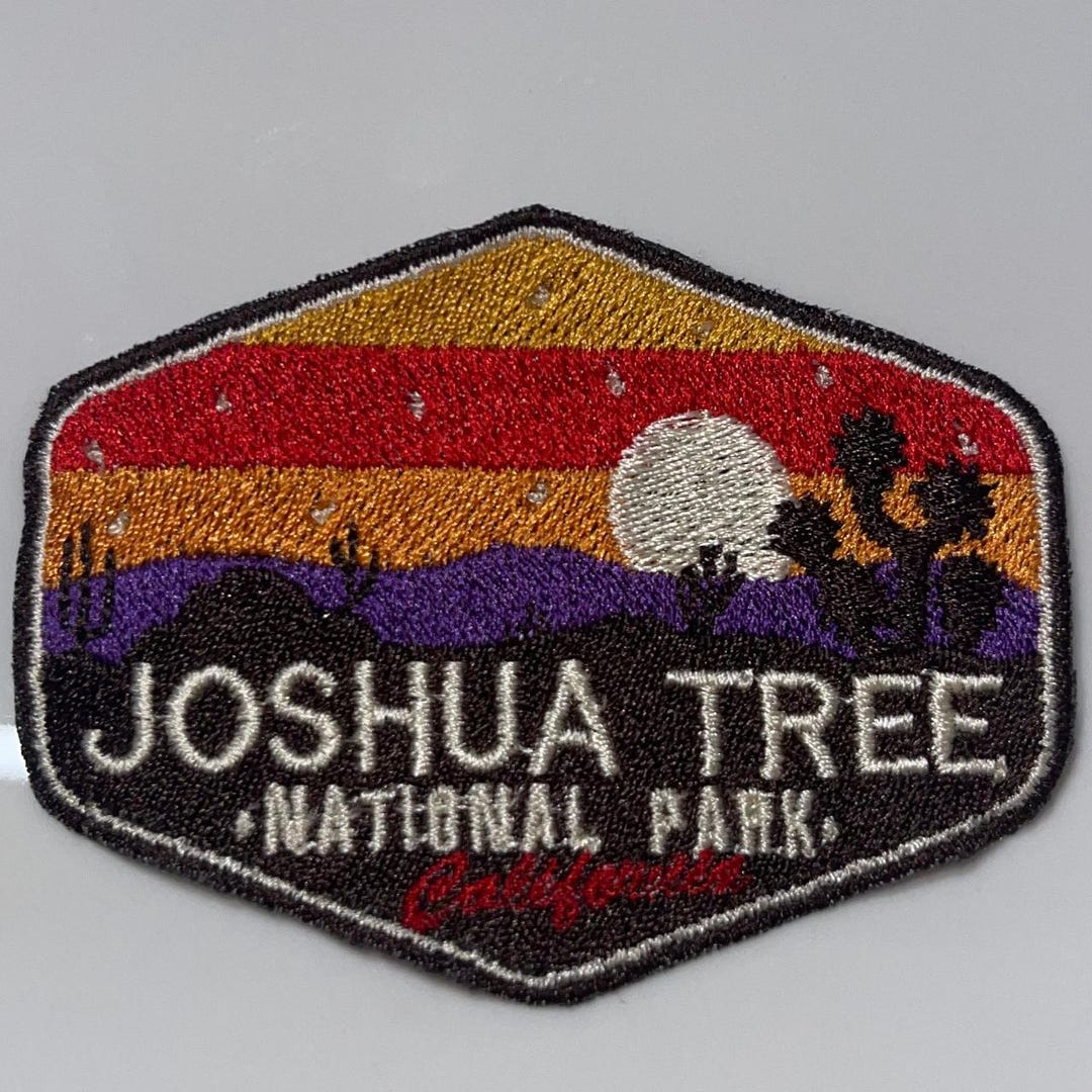 Joshua Tree National Park Iron on Embroidery Patch - Etsy