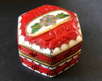 Chinese Enamel Box | Etsy