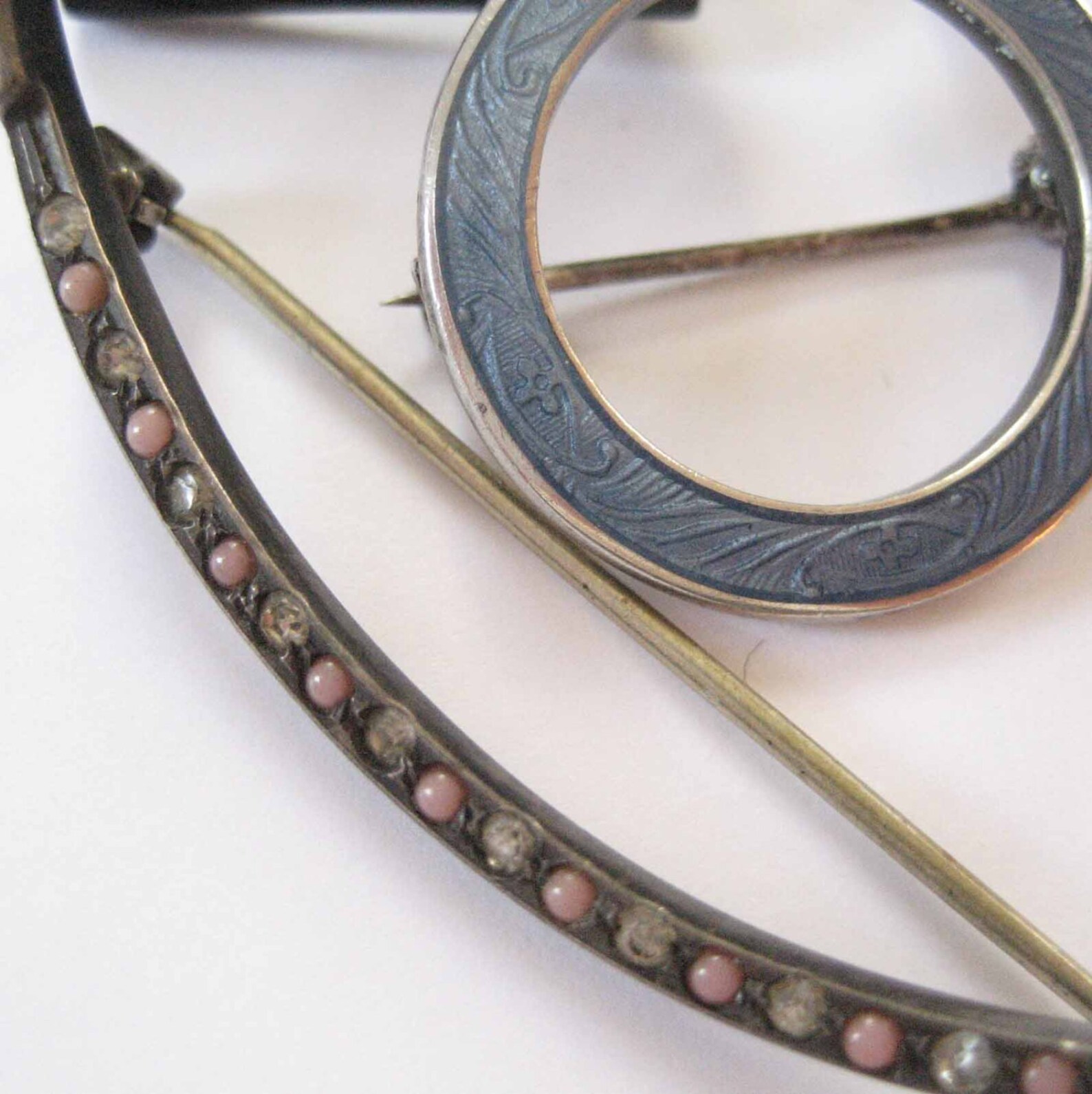 LOT: Tiny Antique Pins Art Deco Victorian Sterling Enamel - Etsy