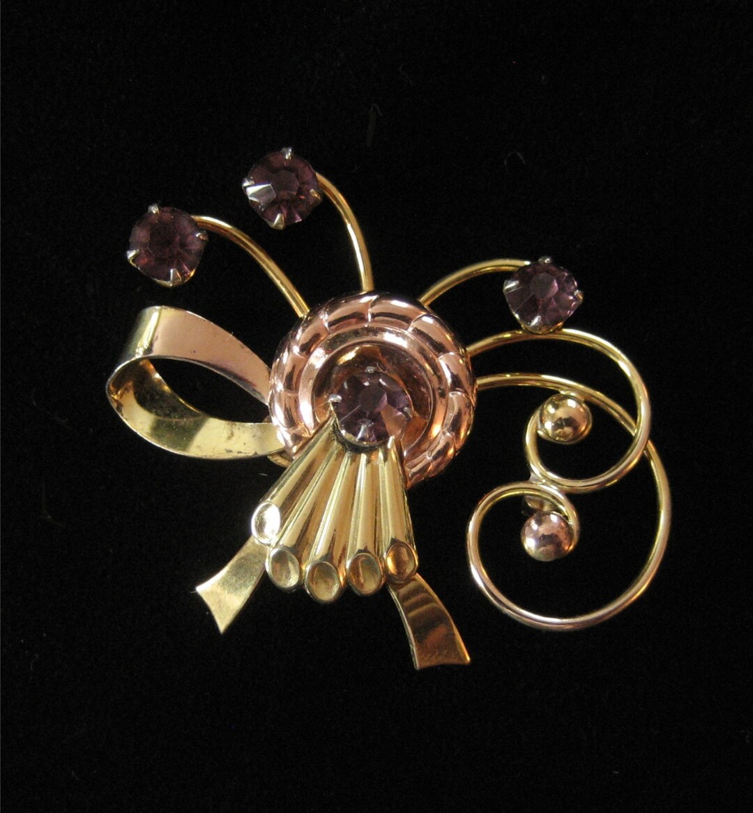 Harry Iskin Gold Filled Pendant/brooch, 1940's - Etsy