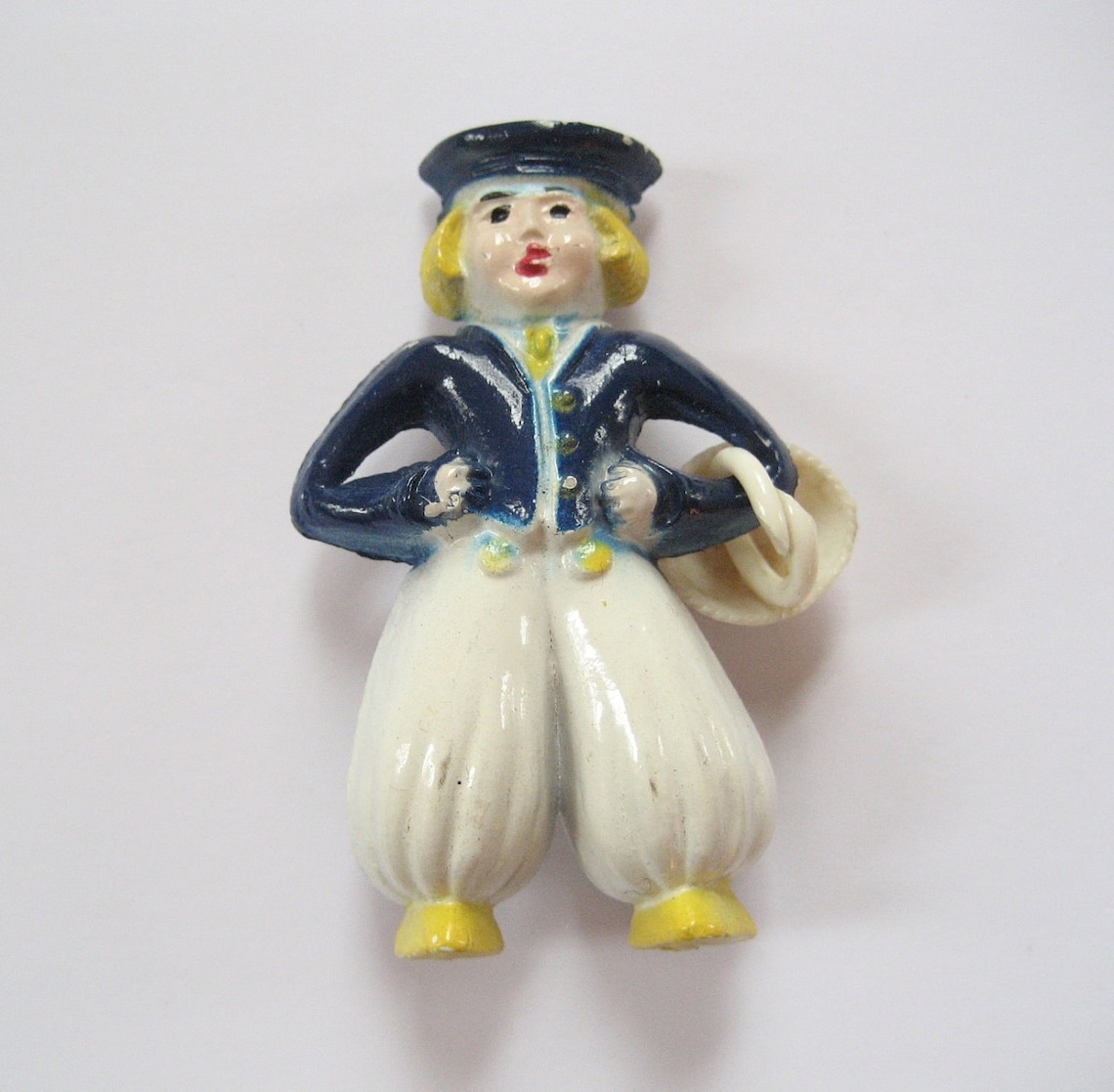 1930's Vintage Celluloid Dutch Boy Pin Complete With - Etsy