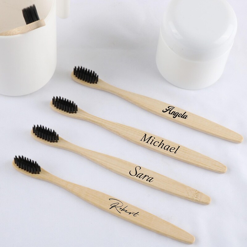 Bamboo Toothbrush - Etsy
