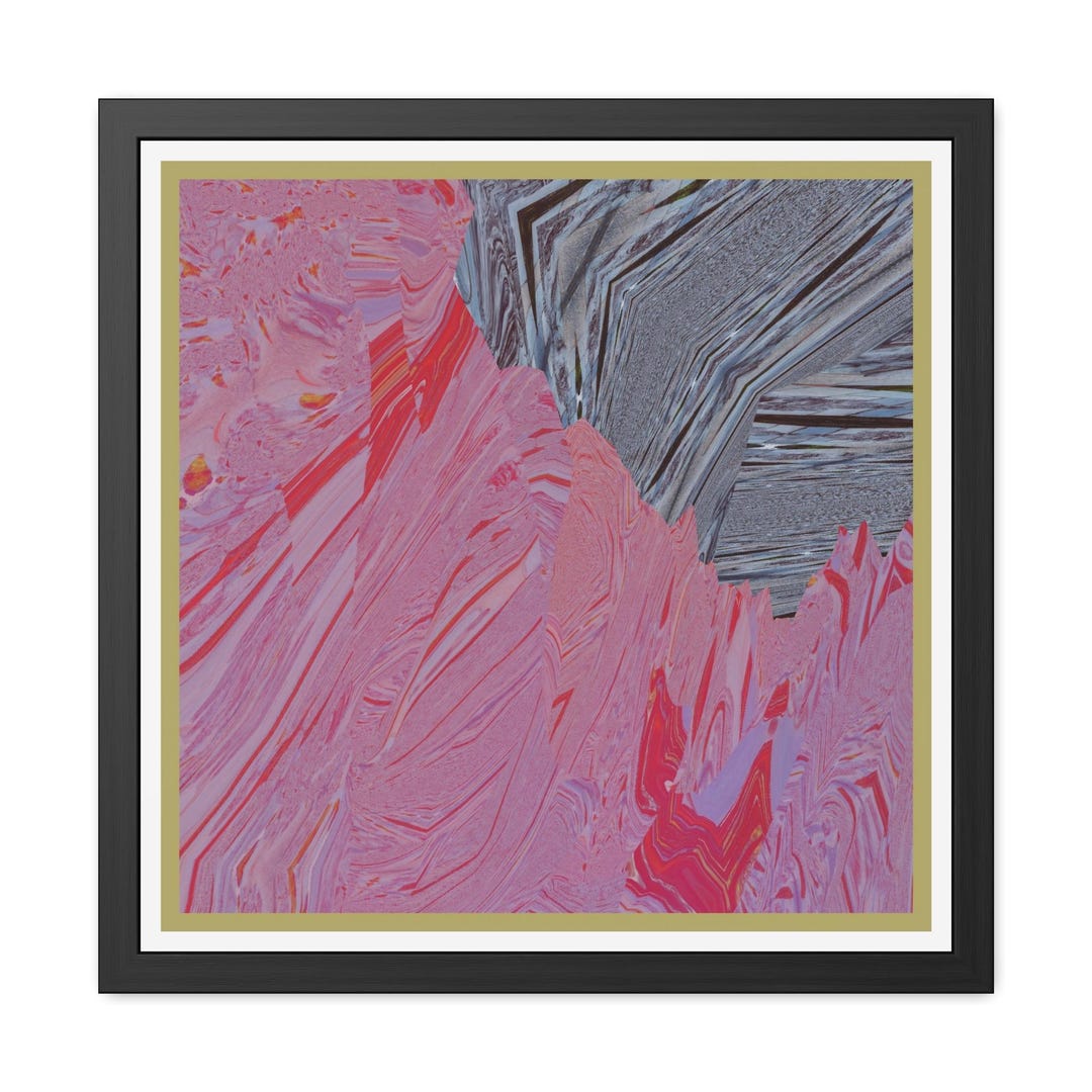 5D Exodus - Framed Poster | Original Art for Office and Studio Decor ...