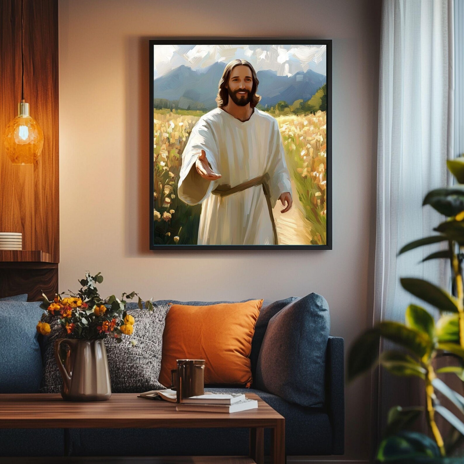 Follow Christ Wall Art, I Will Walk With Christ Print, Come Follow Me ...