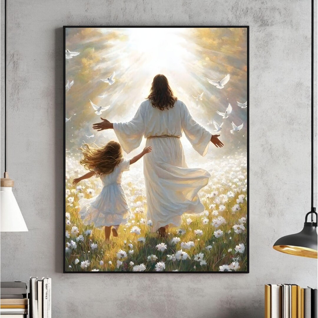 Jesus Dancing With Girl, Light of Life, Christian Painting, Jesus ...