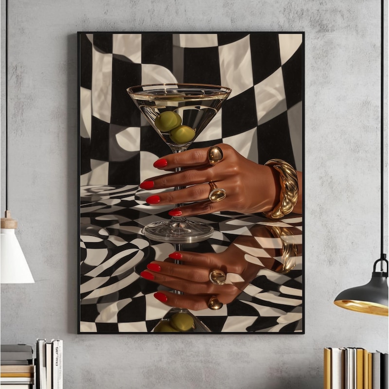 Cool Bar Painting - Etsy