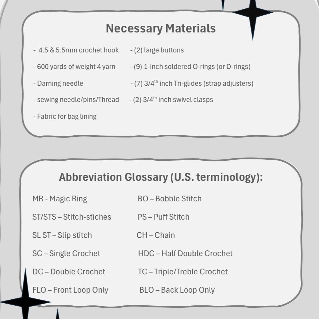 Crochet Harness Bag *PATTERN ONLY* - Etsy