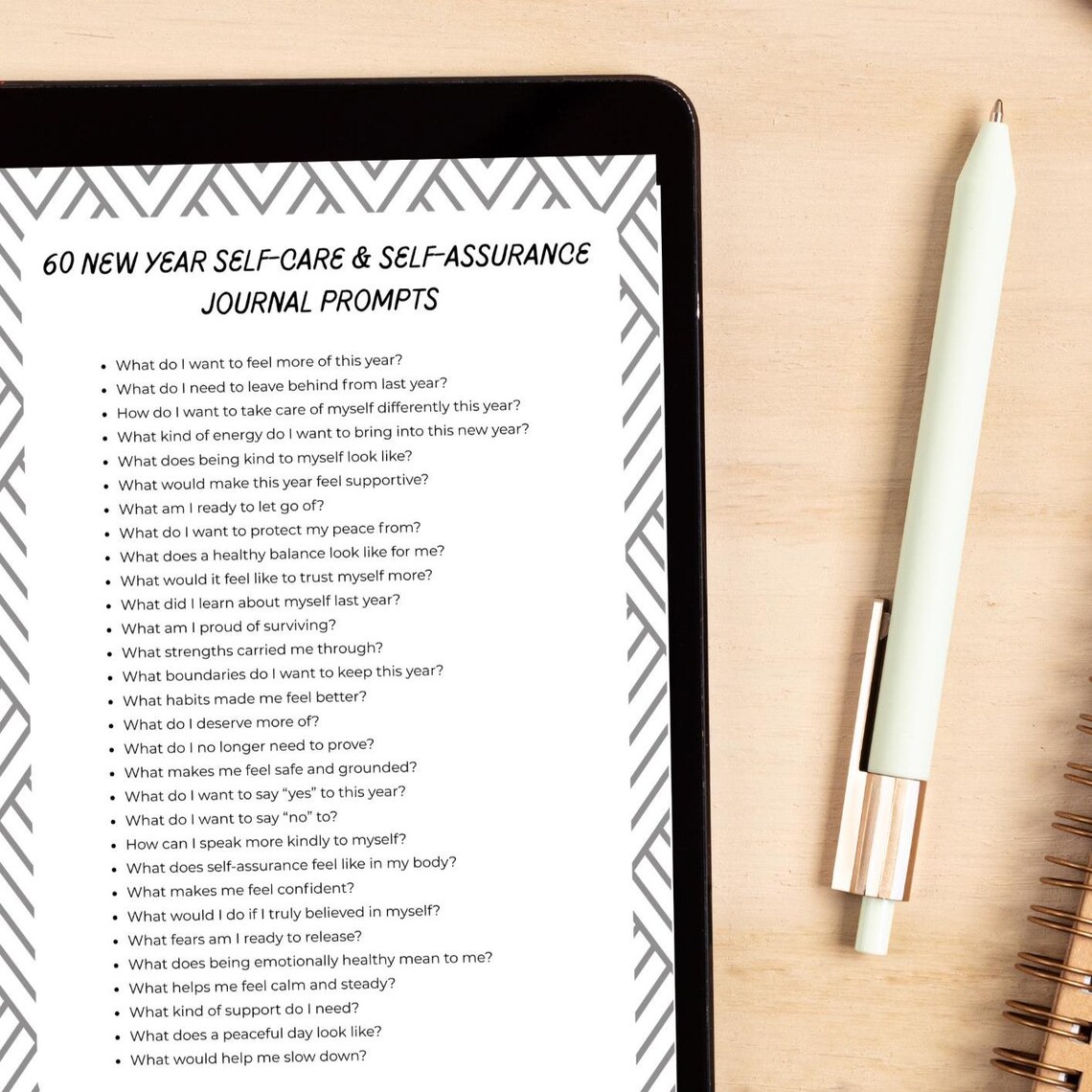 60 New Year Self-care + Self-assurance Journal Prompts | Confidence ...