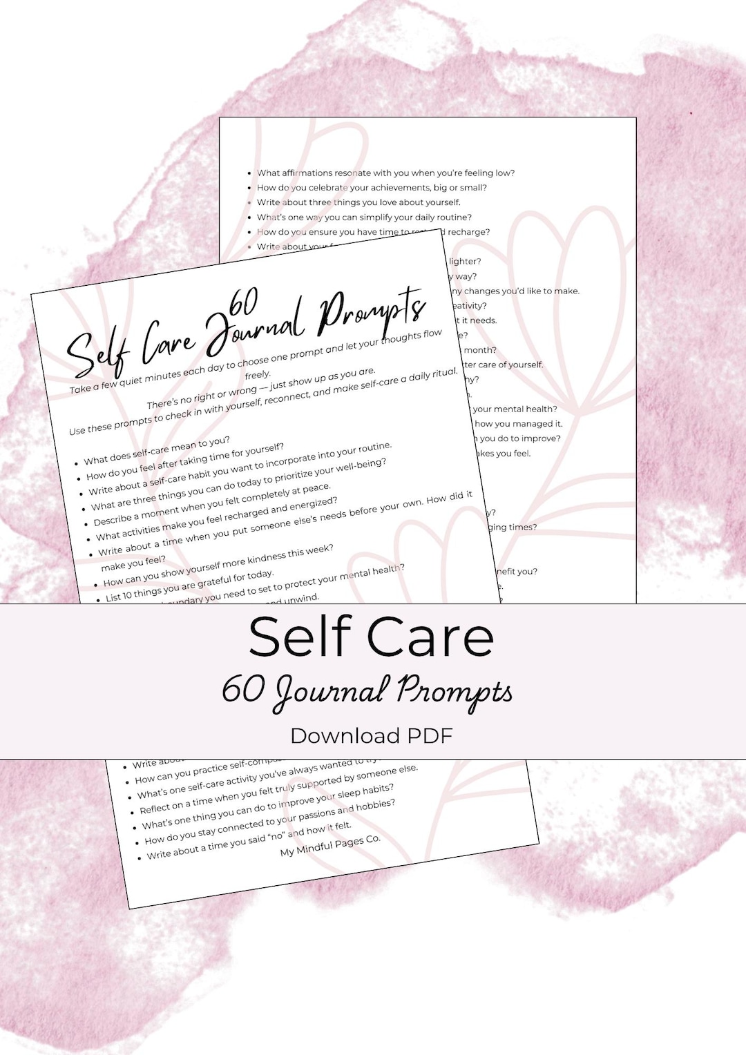 60 Empowering Self-care Journal Prompts: Boost Mental Health ...