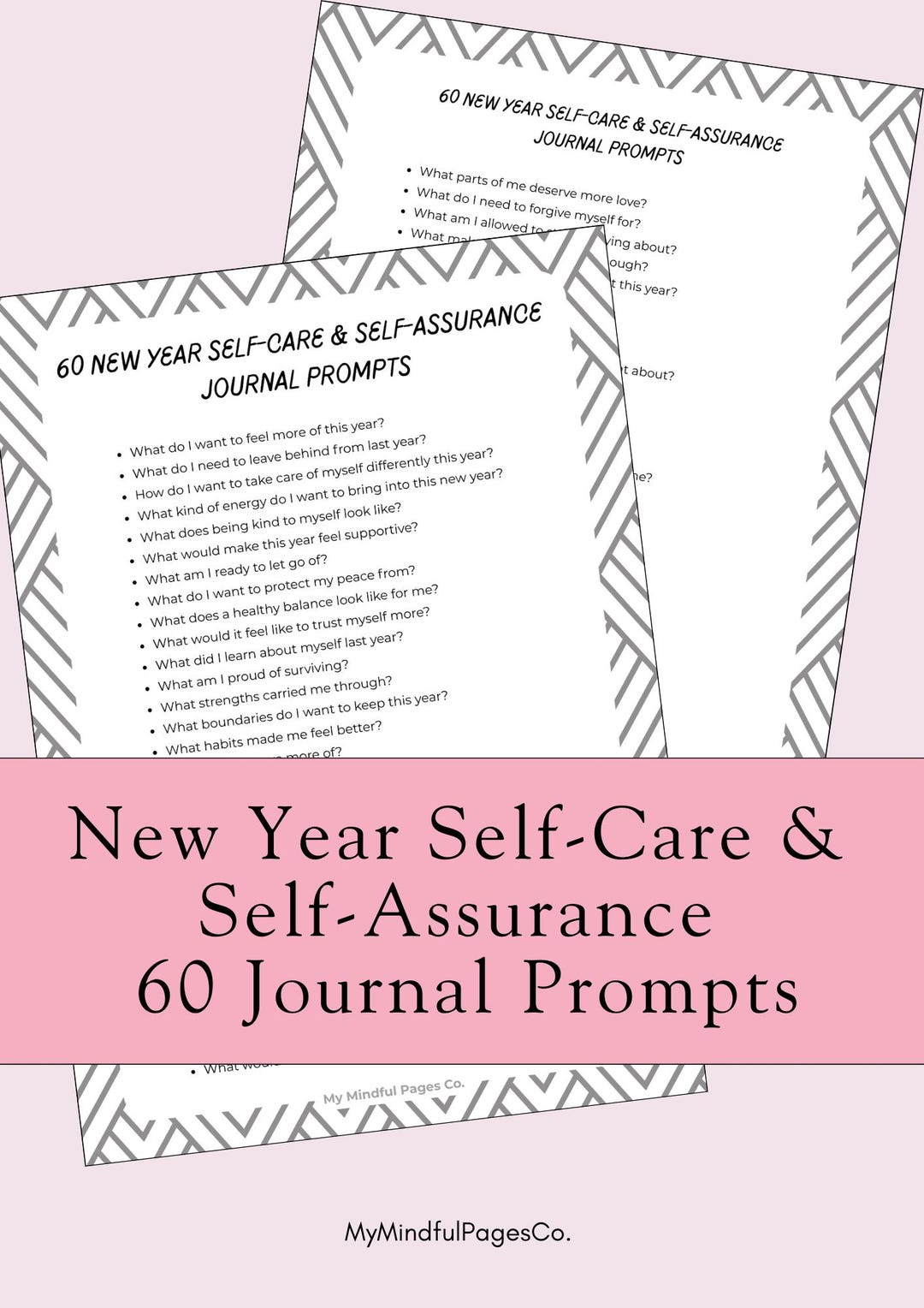 60 New Year Self-care + Self-assurance Journal Prompts | Confidence ...