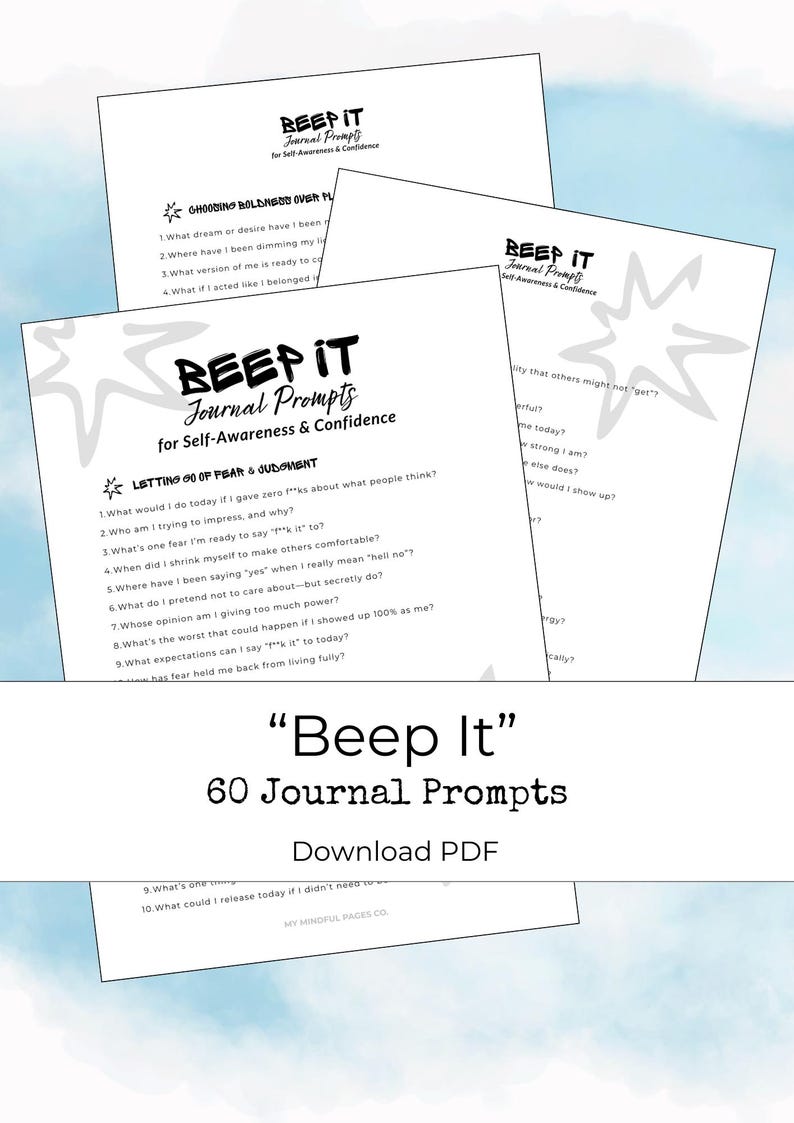 60 Bold Self-awareness Journal Prompts: Confidence & Clarity (digital ...