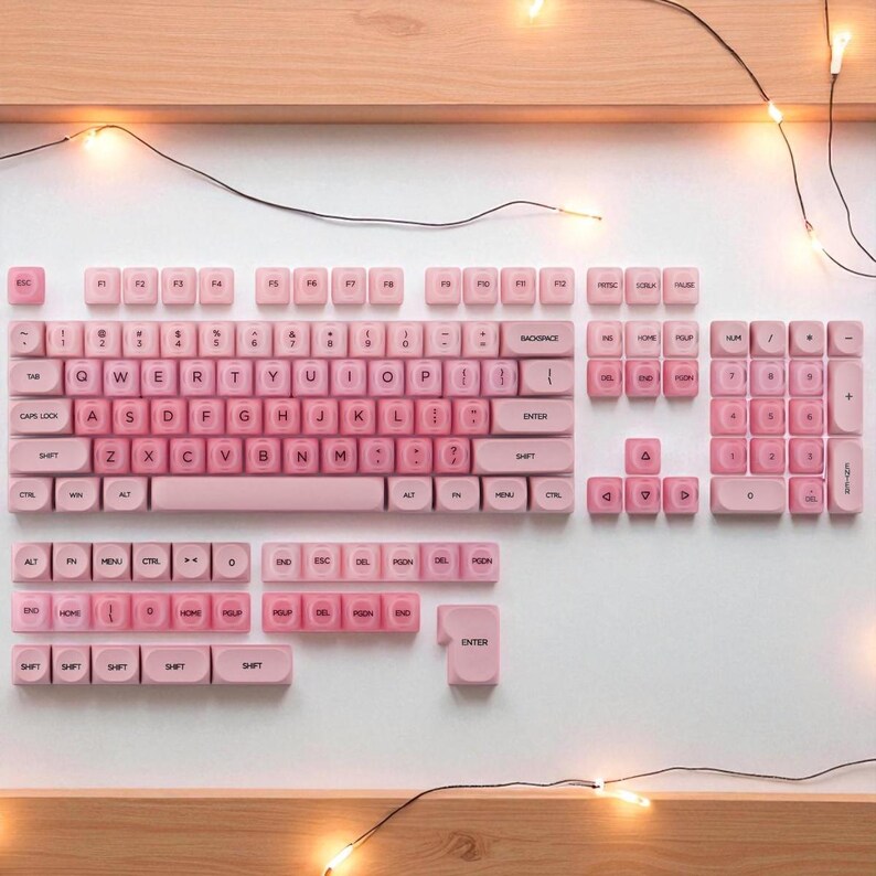 Pink Blush Liquid Foundation Keycap Set: HOA Profile - 132 Keys - Etsy