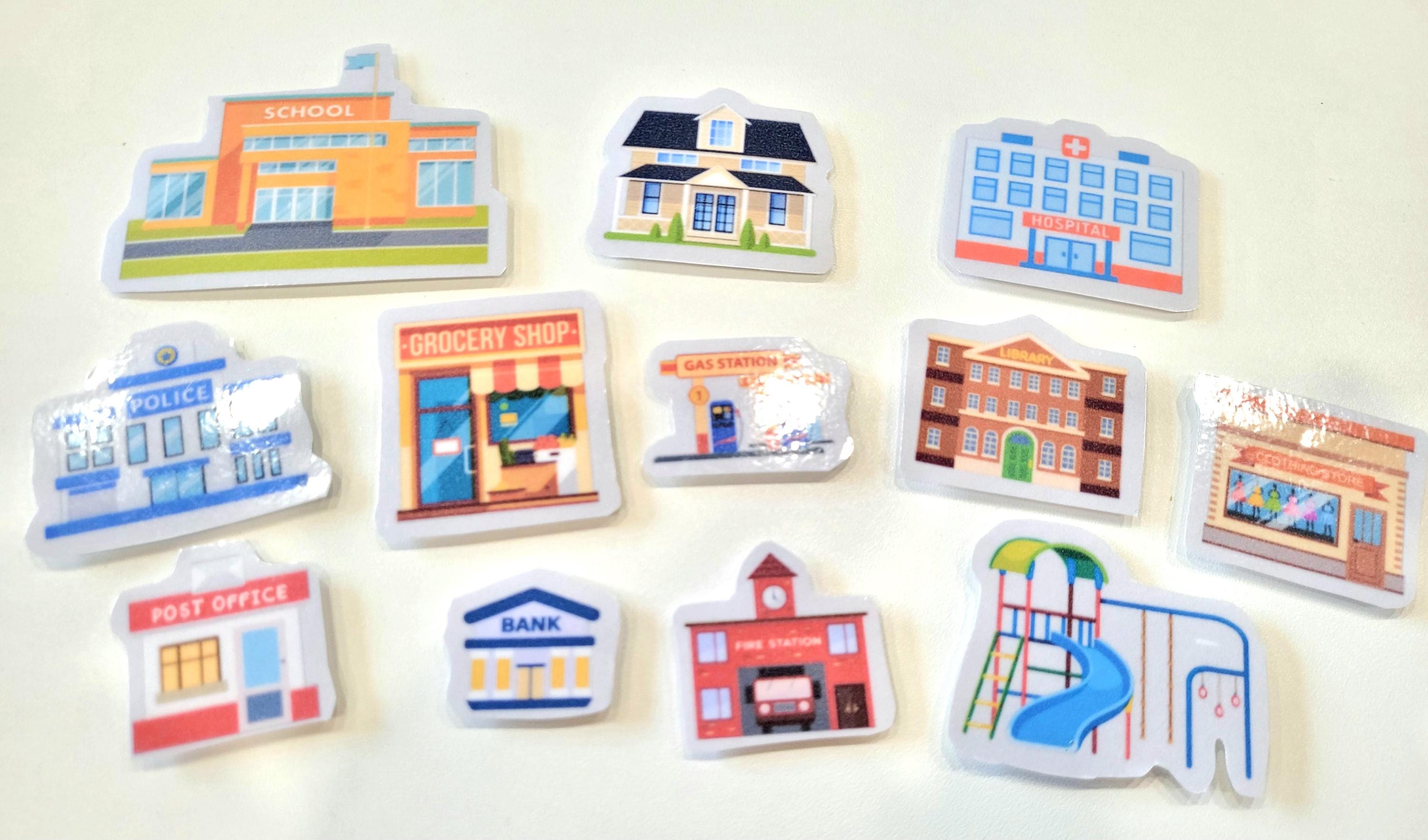Kindergarten Community Lesson Printable Parts of a Community Preschool ...