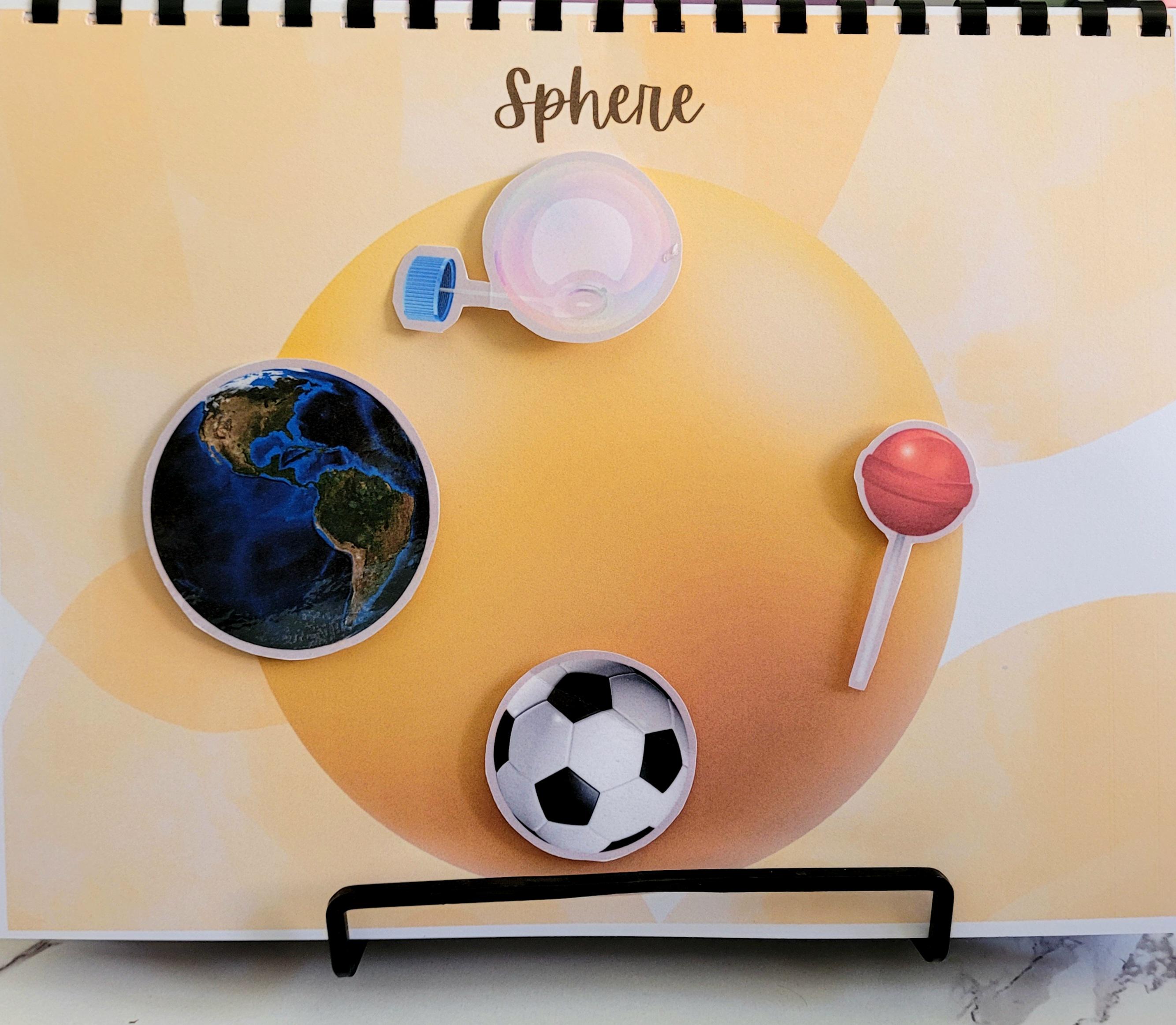 3D Shapes Math, 3D Shape Matching Busy Book, Preschool Math Shape Sort ...