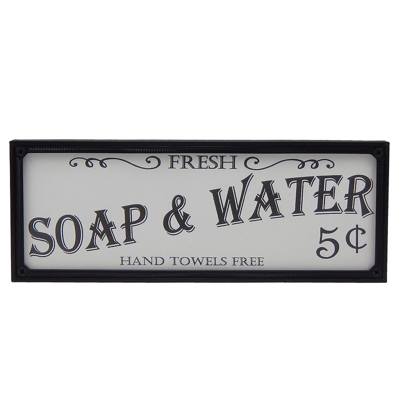 Vintage Soap Sign - Etsy