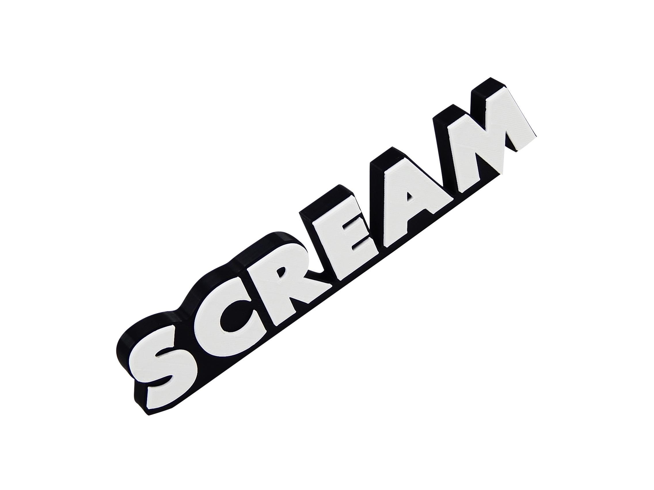 Scream Shelf Art Movie Display Complement to Horror Film Collection ...