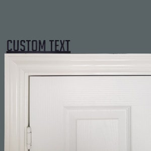 Personalized Custom Order Door Topper Sign -place Above Door Frame or ...