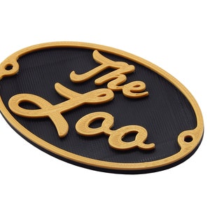 Plastic "the Loo" Toilet Door Sign Plaque for Restroom Bathroom Water ...