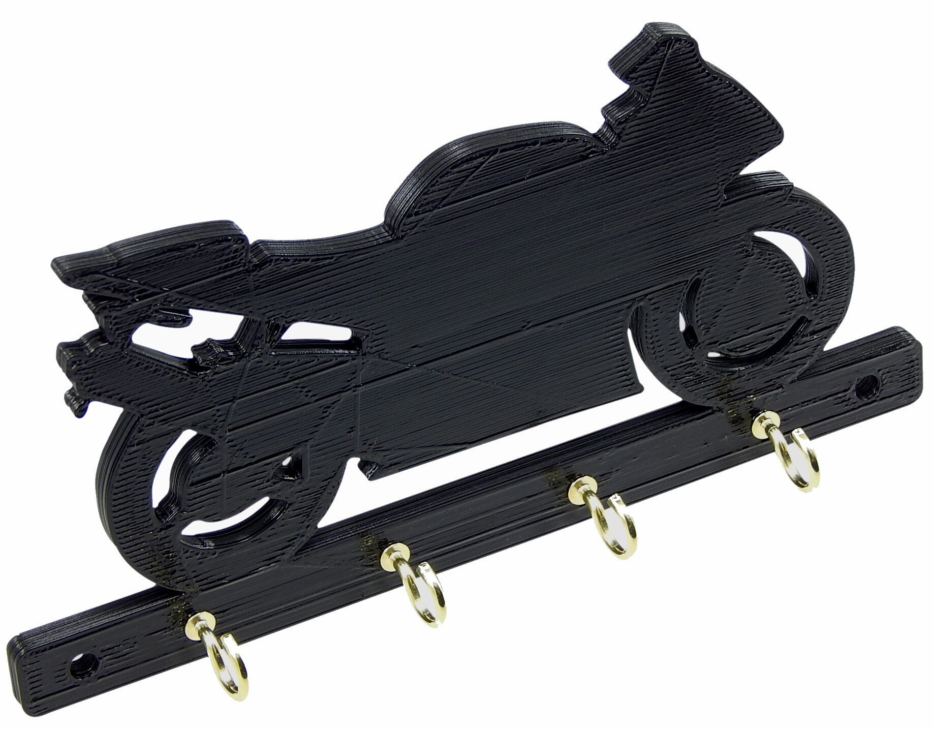 Crotch Rocket Sport Bike Motorcycle Key Rack Hanger Holder for Wall 6 X ...