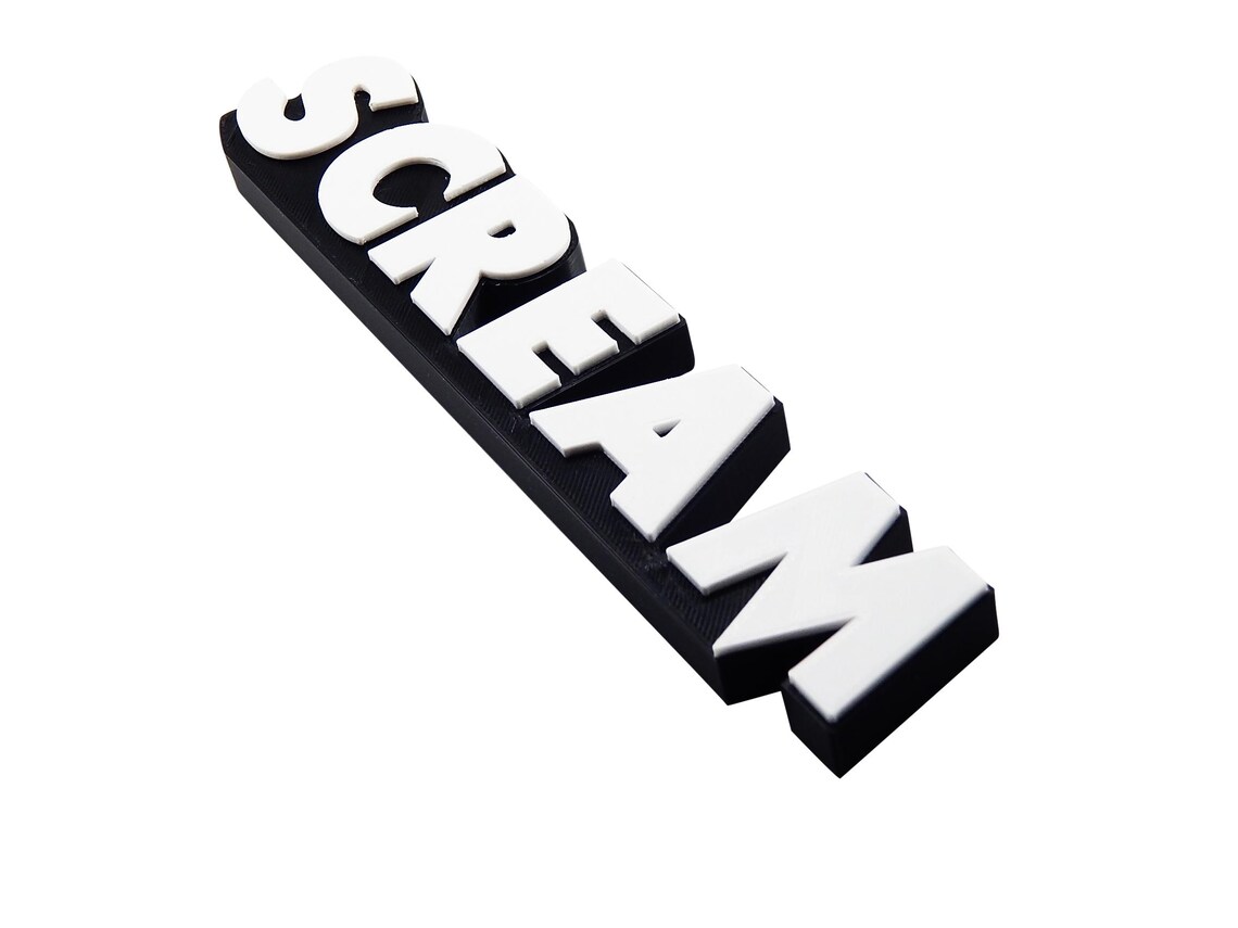 Scream Shelf Art Movie Display Complement to Horror Film Collection ...