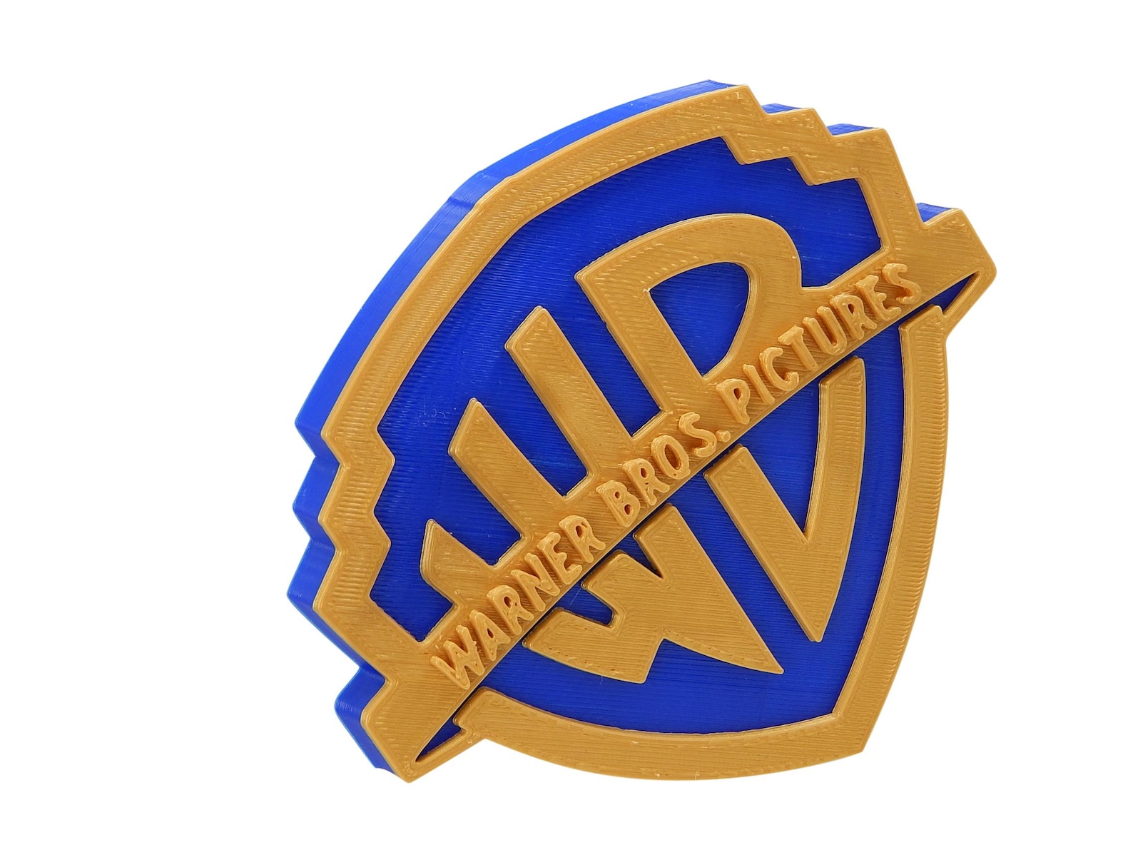 Warner Brothers Pictures WB Bros Movie Studio Logo Wall Sign Plaque ...