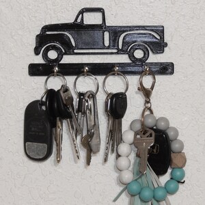 Old Classic Pickup Truck Key Rack Hanger Holder for Wall - 6" X 2 13/16 ...