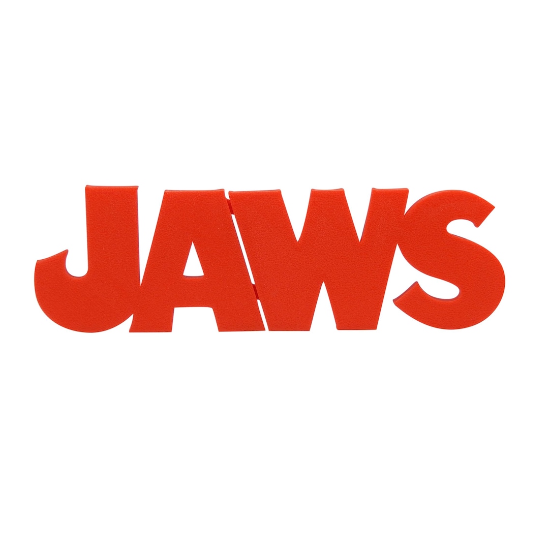 Jaws 3D Shelf Art Movie Display Complement to Horror Film Collection ...
