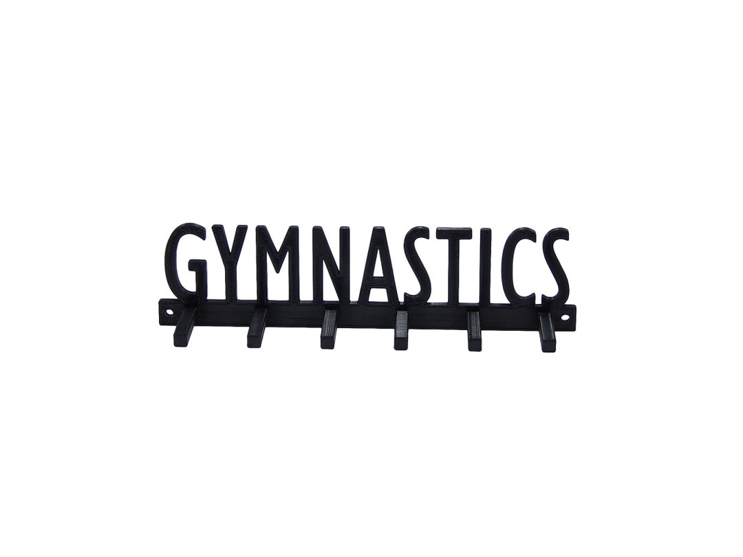 Gymnastics Gymnast Medal Display Rack Award Hanger Holder for Wall ...