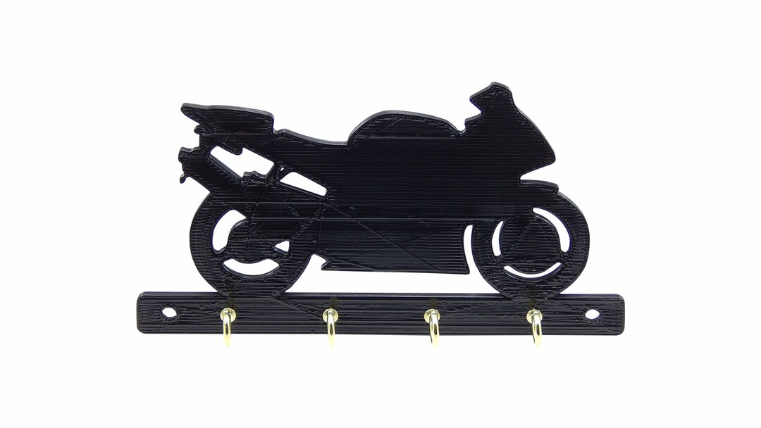Crotch Rocket Sport Bike Motorcycle Key Rack Hanger Holder for Wall - 6 ...