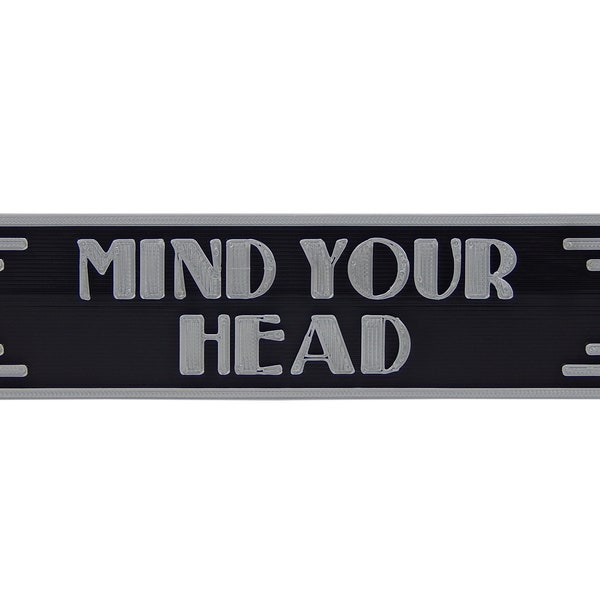 Watch Your Head Sign - Etsy