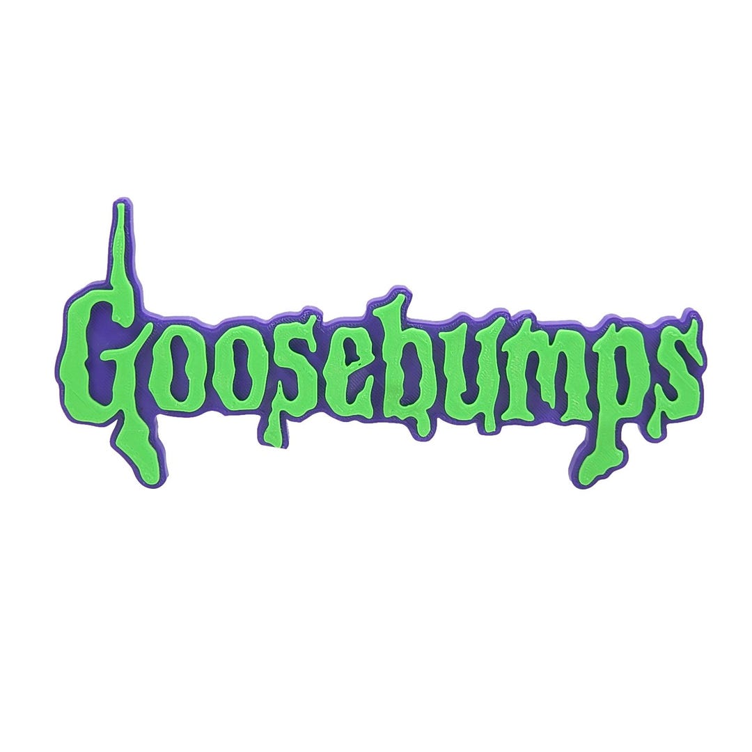Goosebumps 3D Movie TV Book Logo Sign Display - Wall Desk Shelf Art 8 ...