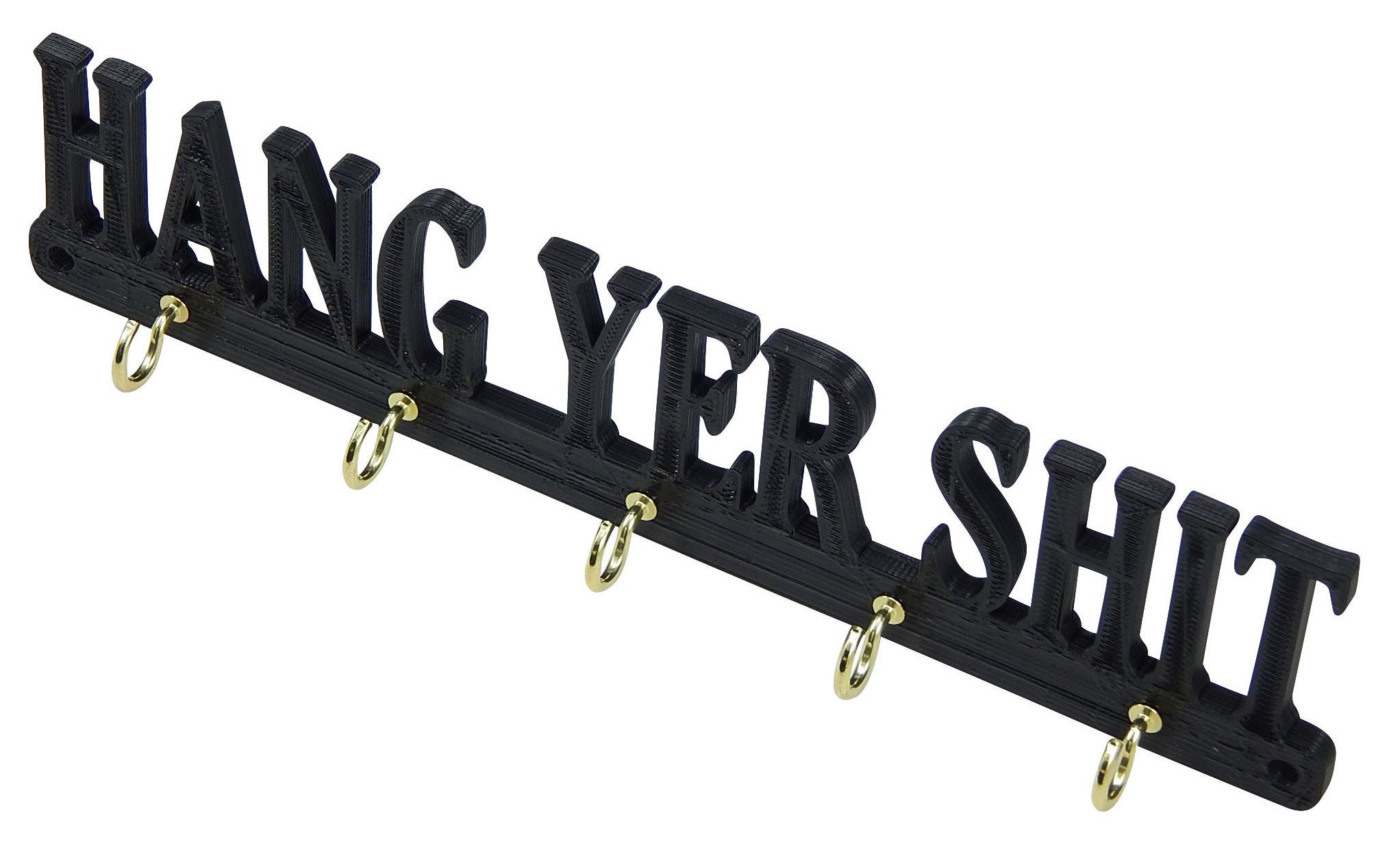 Hang Yer your Shit Funny Wall Key Rack Holder Hanger Entryway ...