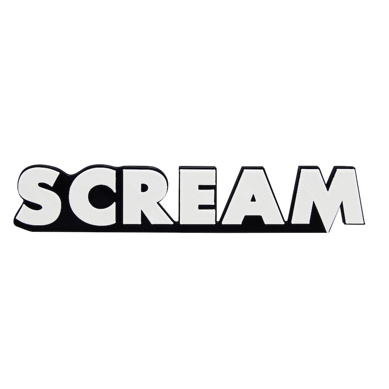 Scream Shelf Art Movie Display Complement to Horror Film Collection ...