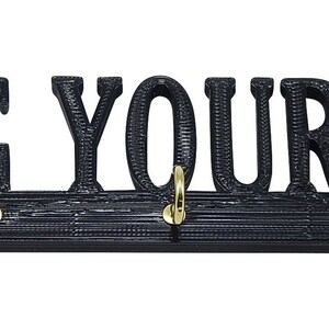 Hang Your Shit Funny Wall Key Rack Holder Hanger Entryway Organization ...