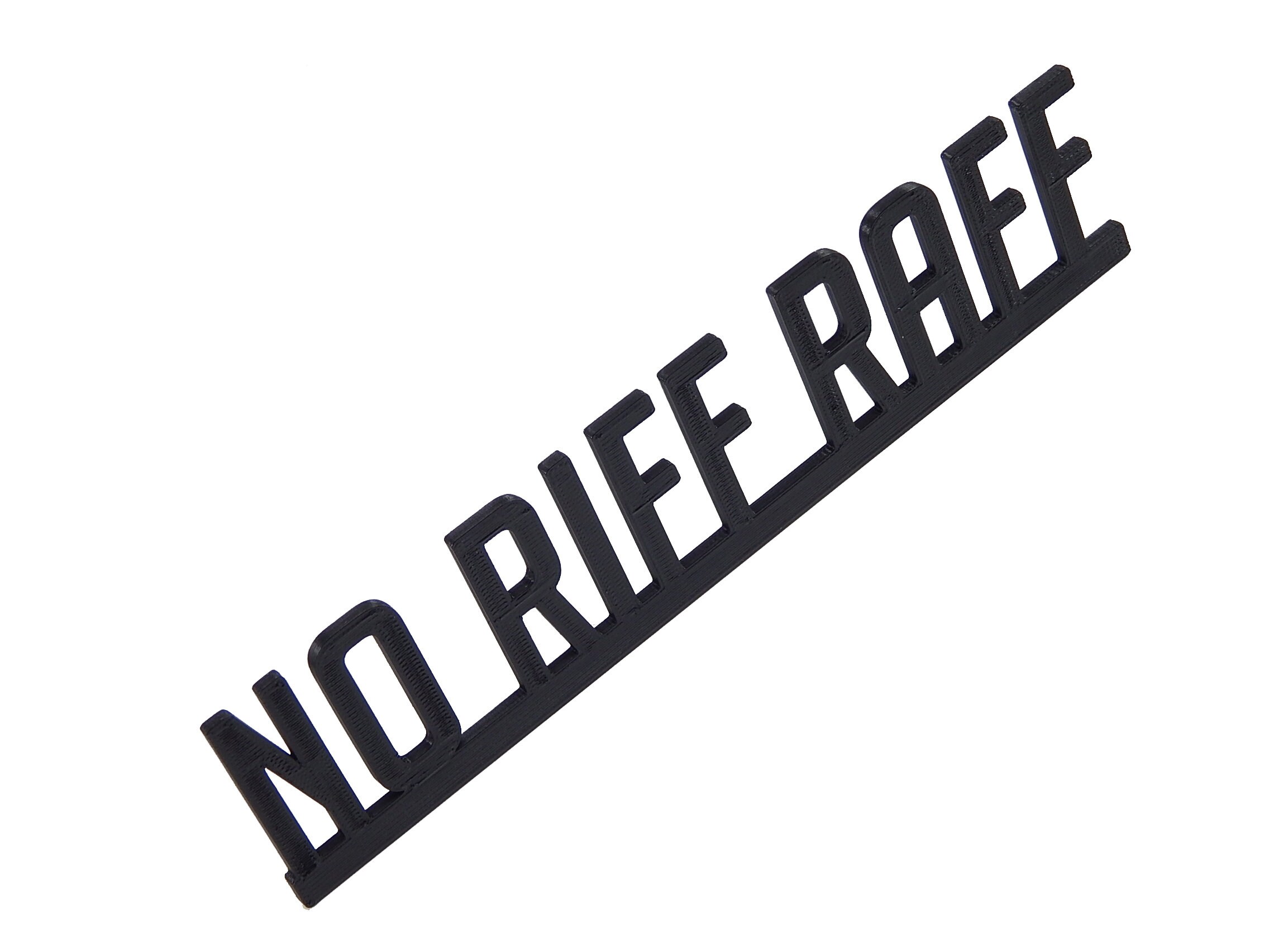 No Riff Raff Funny Door Topper Sign -place Above Door Frame or on Wall ...