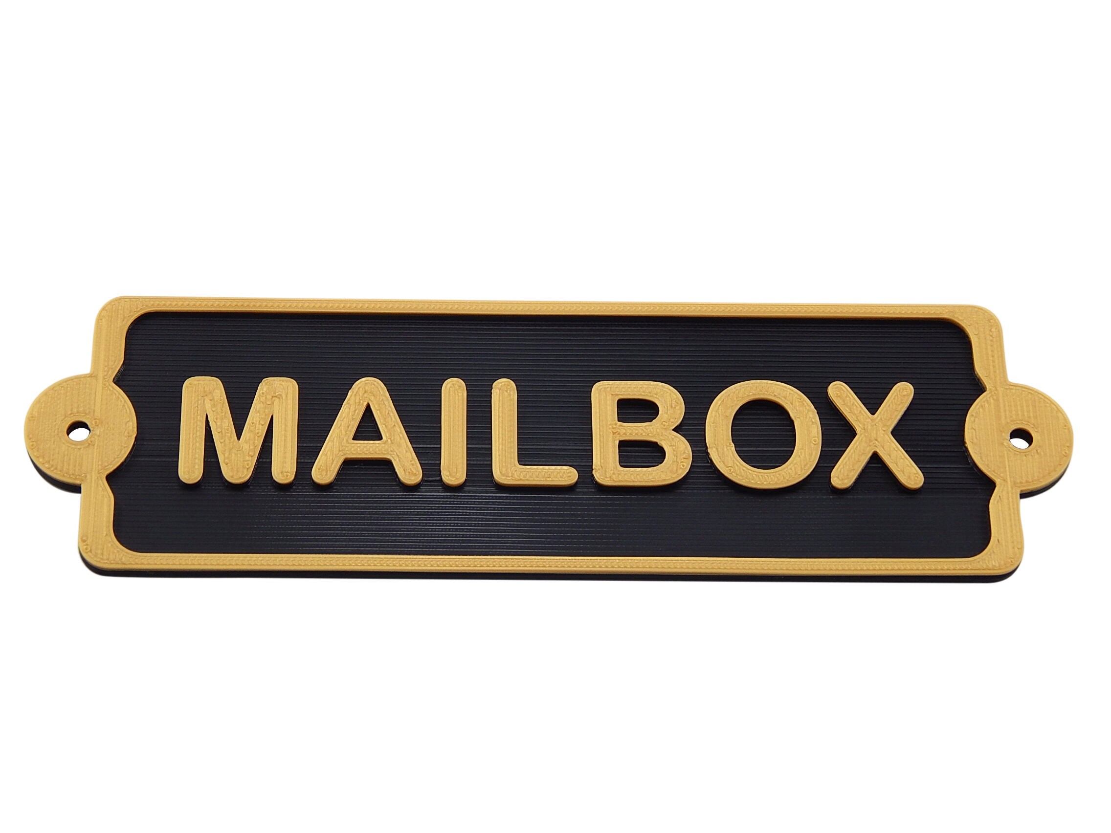 Plastic Vintage Style Mailbox Sign Plaque for Home or Office - Etsy