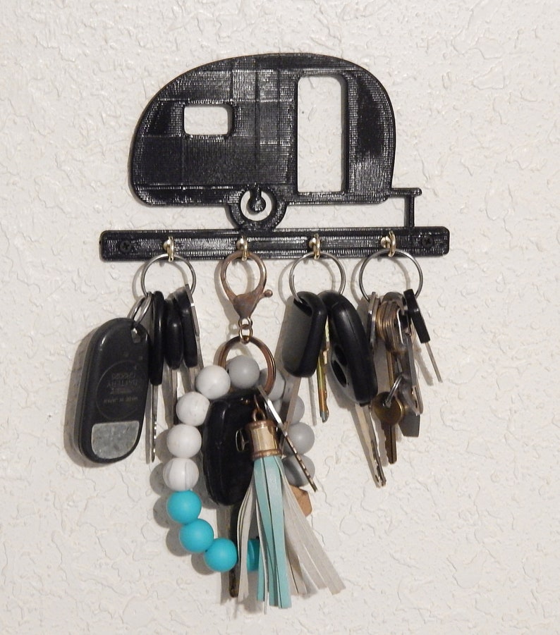 RV Camper Travel Trailer Motorhome Key Rack Hanger Holder for Wall 6 X ...