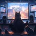 Furry With Cats Animated Lofi Gaming Desk Twitch Scene, Stream Starting ...