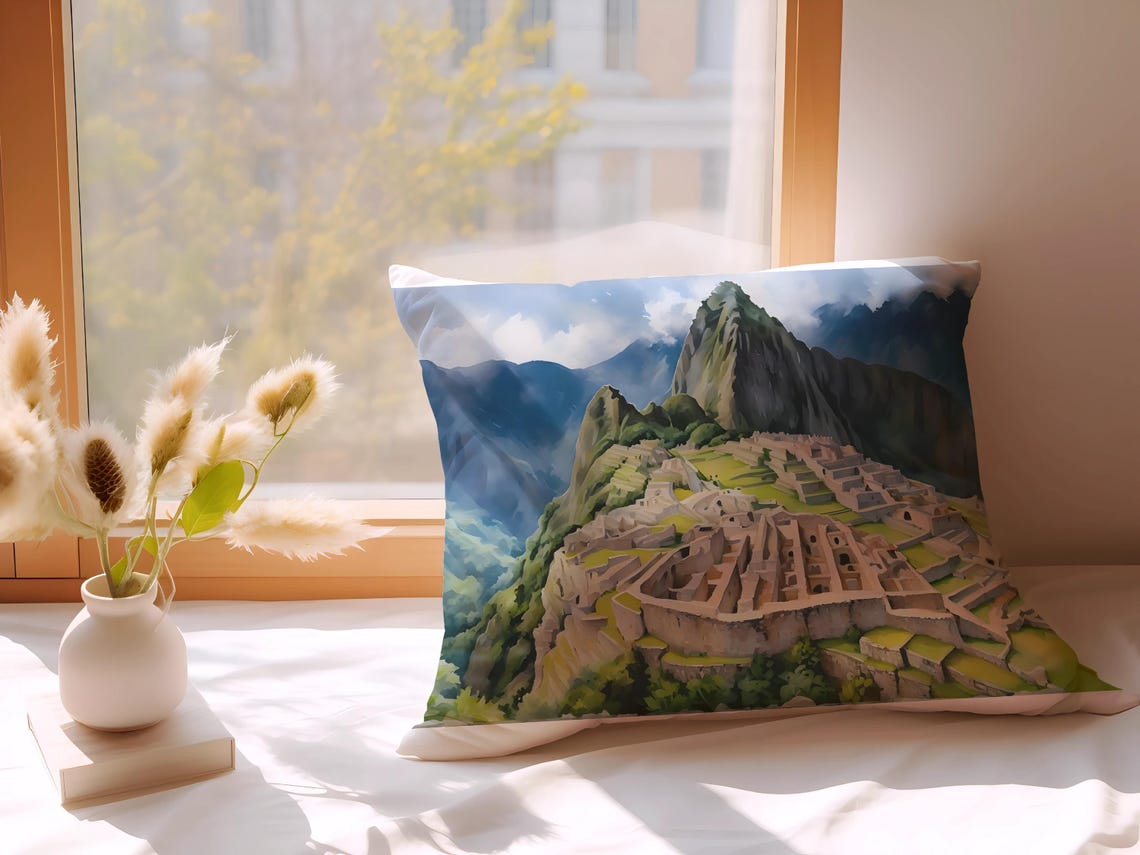 Machu Pichu Digital Art | Stunning Wall Decor, Printable Artwork ...