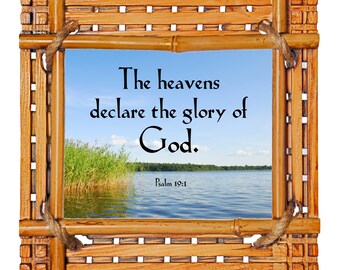 The Heavens Declare the Glory of God, Psalm 19:1 INSTANT DOWNLOAD Stars ...