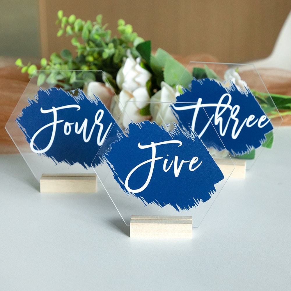 Custom Table Sign Acrylic - Etsy