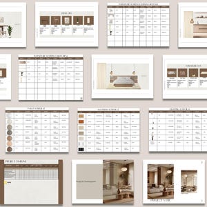 Interior Bundel | FF&E Schedule | Furniture, Fixtures Schedule ...