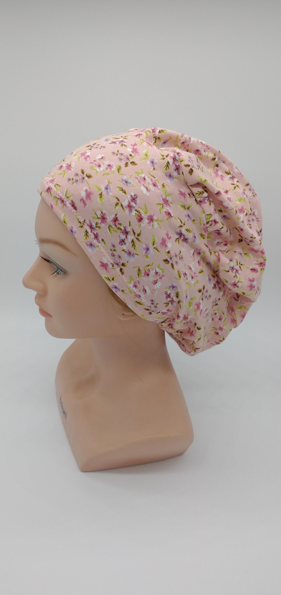 Pink Floral Euro Scrub Hat - Nurse Hat - Summer - Etsy