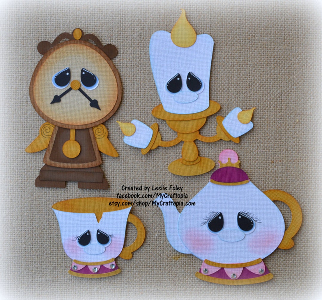 Beauty and the Beast Accessories Premade Scrapbooking Embellishment ...