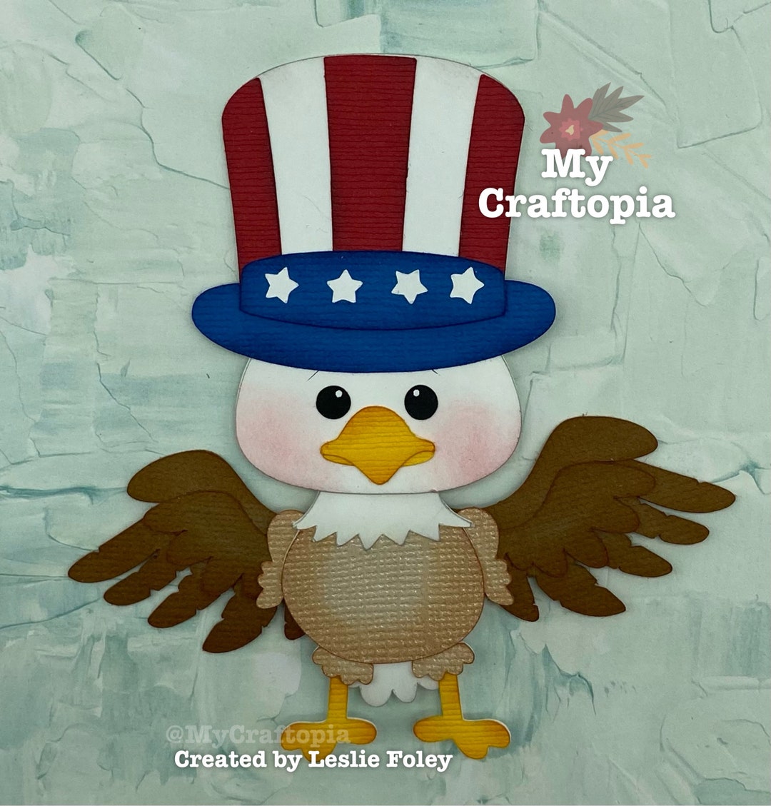 4th of July Eagle Americana Independence Day Patriotic Premade ...