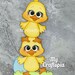 Easter Chicks Premade Scrapbooking Embellishment Paper Piecing Die Cuts ...