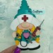 Scrapbook Nurse Gnome Premade Scrapbooking Embellishment Paper Piecing ...