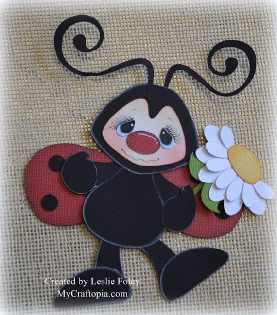 Ladybug Premade Scrapbooking Embellishment Paper Piecing 3D | Etsy