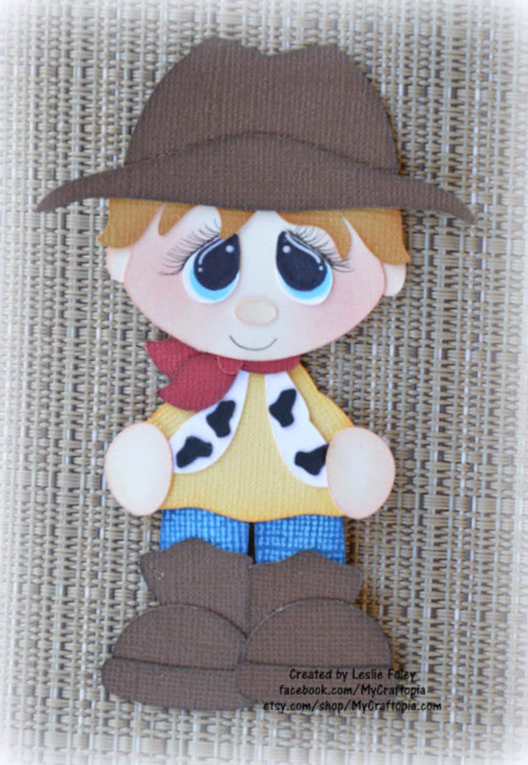 Premade Characters Scrapbooking Embellishment Paper Piecing Die Cuts ...