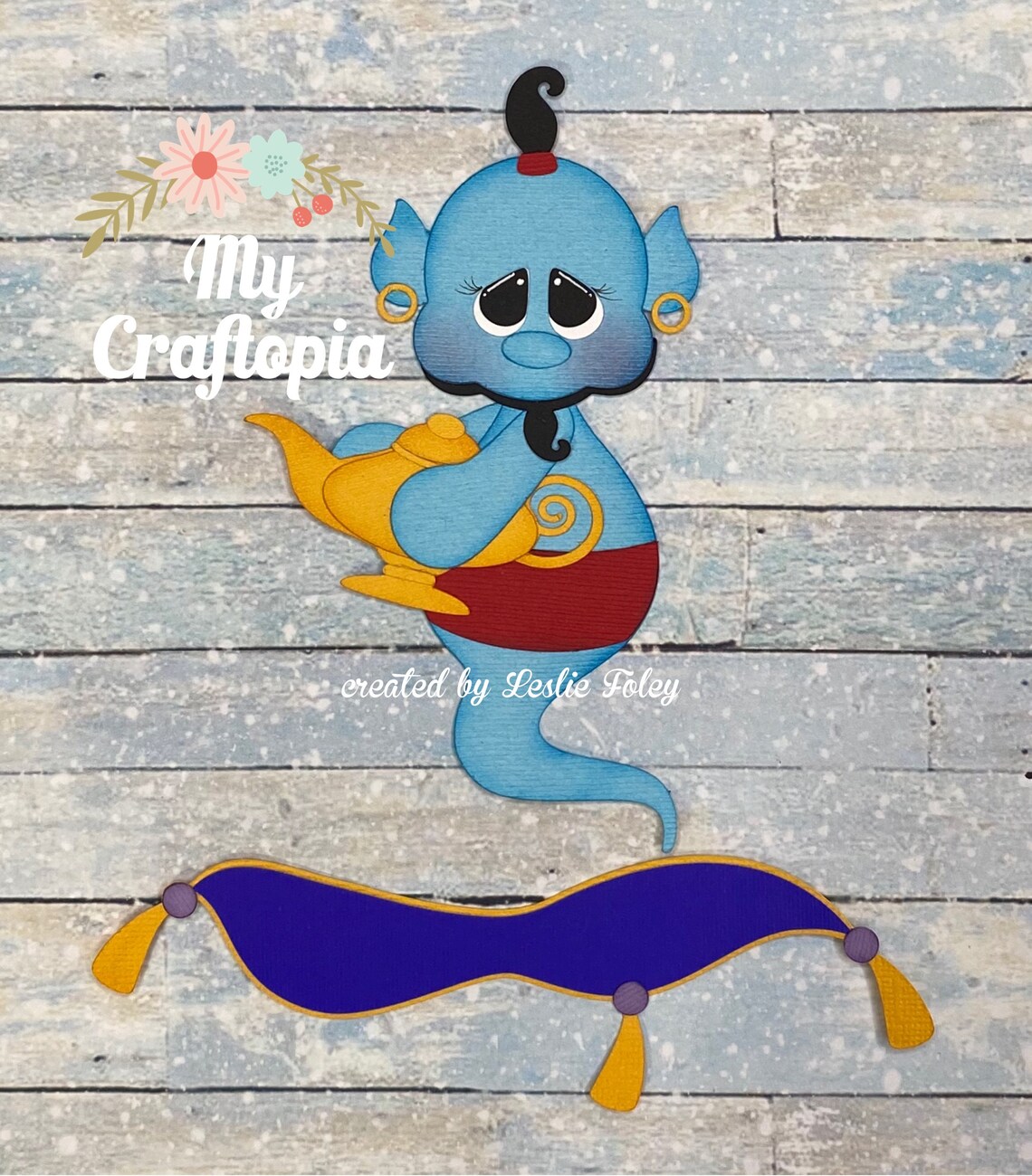 Aladdin Genie Jasmine Bundle Die Cuts Premade Paper Piecing | Etsy